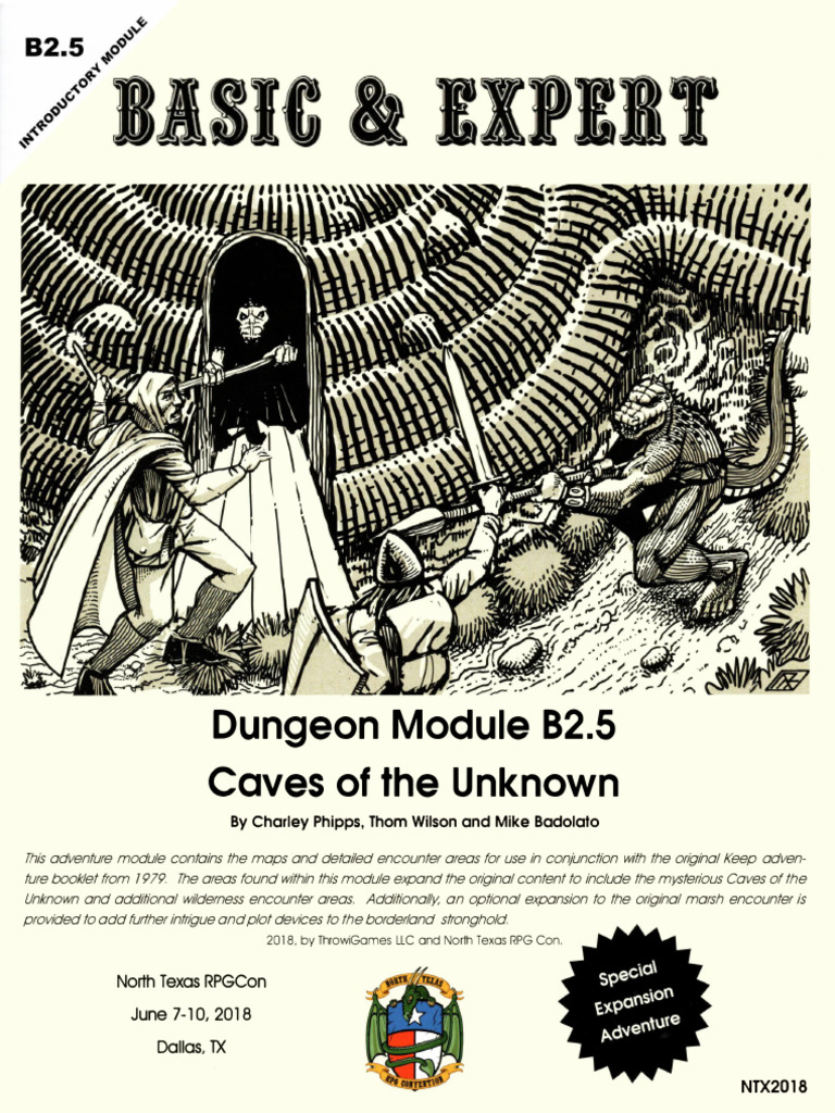 B2.5 Caves of The Unknown (Basic, BX) | PDF