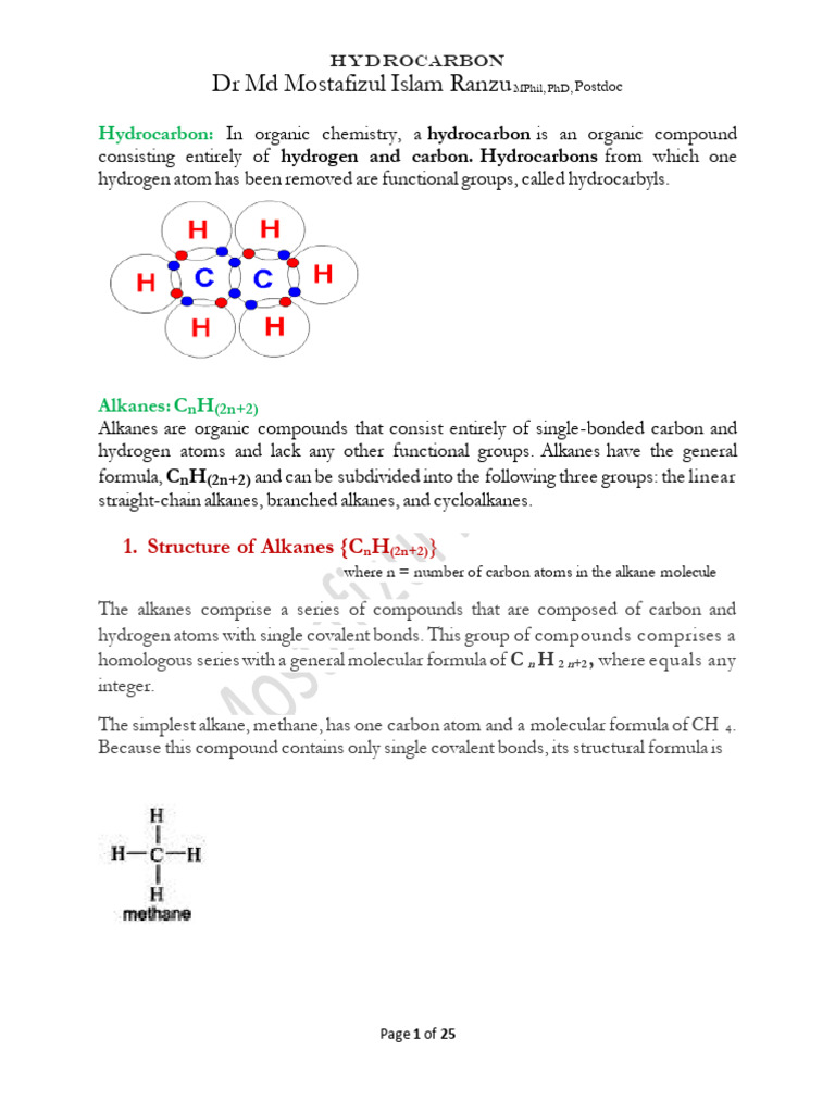 04. Hydrocarbon | PDF | Alkene | Alkane