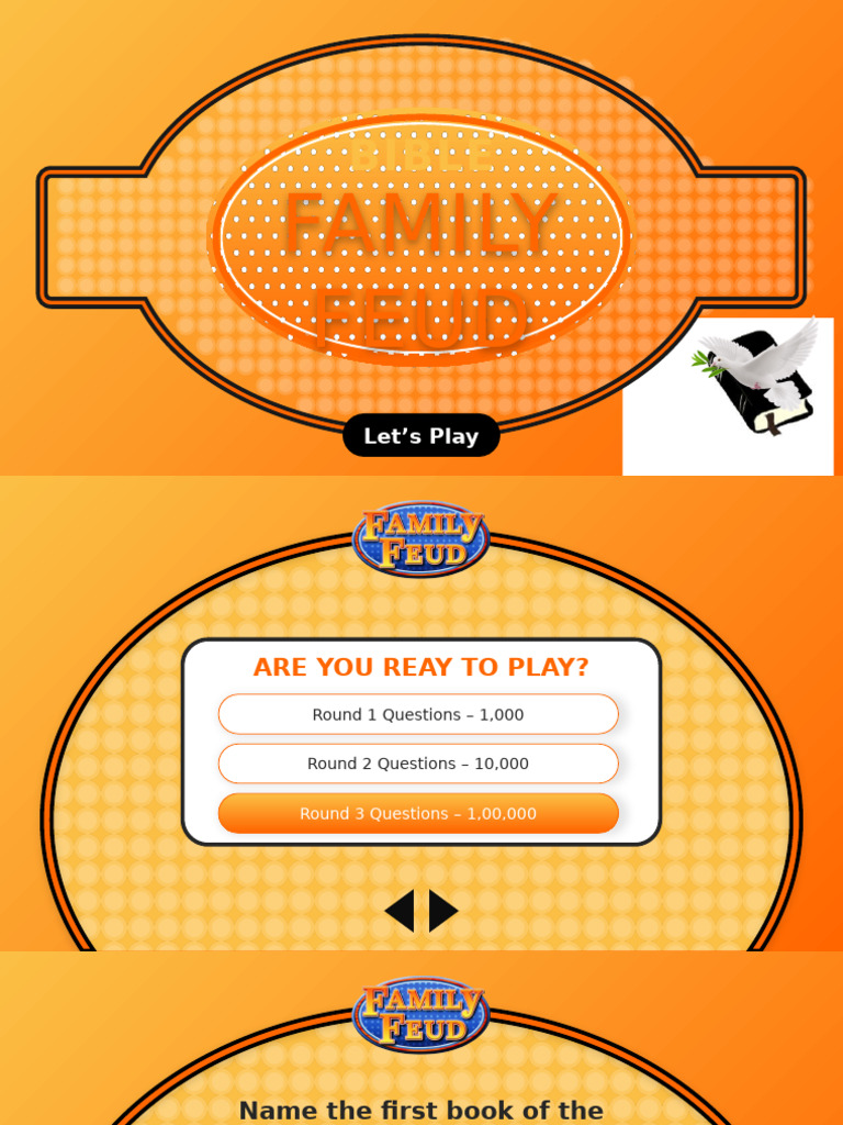 SlideEgg - 200587-Bible Family Feud PowerPoint | PDF | Jesus | Ten ...