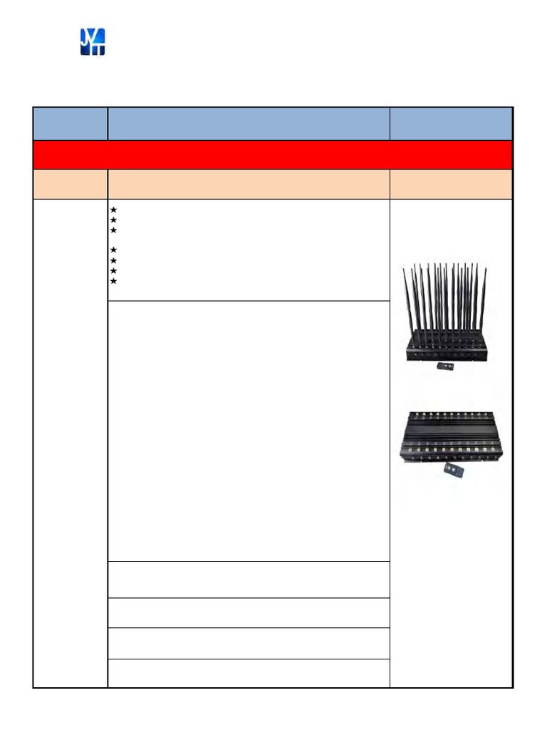 New Desktop Jammer VIP Price List | PDF | Ultra High Frequency | Power ...