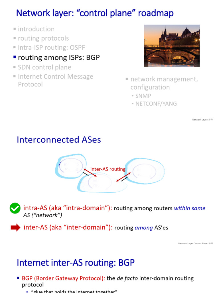 Network Layer - Control Plane (3) - BGP | PDF | Routing | Computer Network