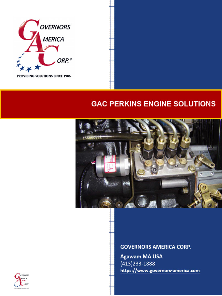 Perkins Engine Solutions Guide | PDF | Actuator | Engines