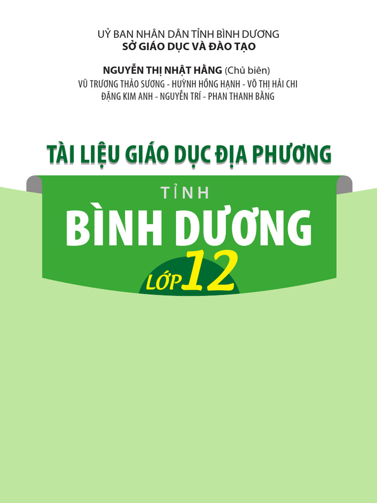 2303-Qd-Bgddt-Binh Duong-Sach GDDP Lop 12 | PDF