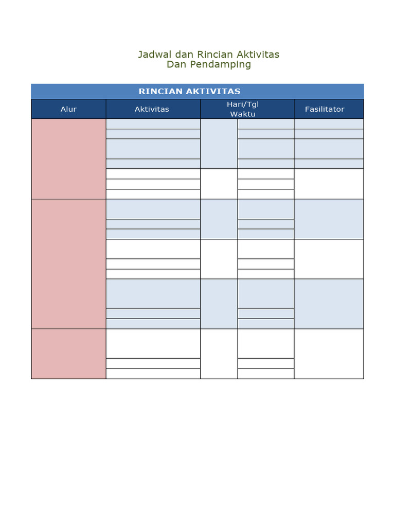 Jadwal Projek & Guru Pendamping | PDF
