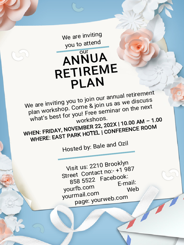 Simple Retirement Invitation-WPS Office | PDF