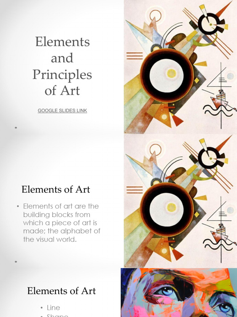 Art Elements and Principles Overview | PDF | Vision | Artistic Techniques