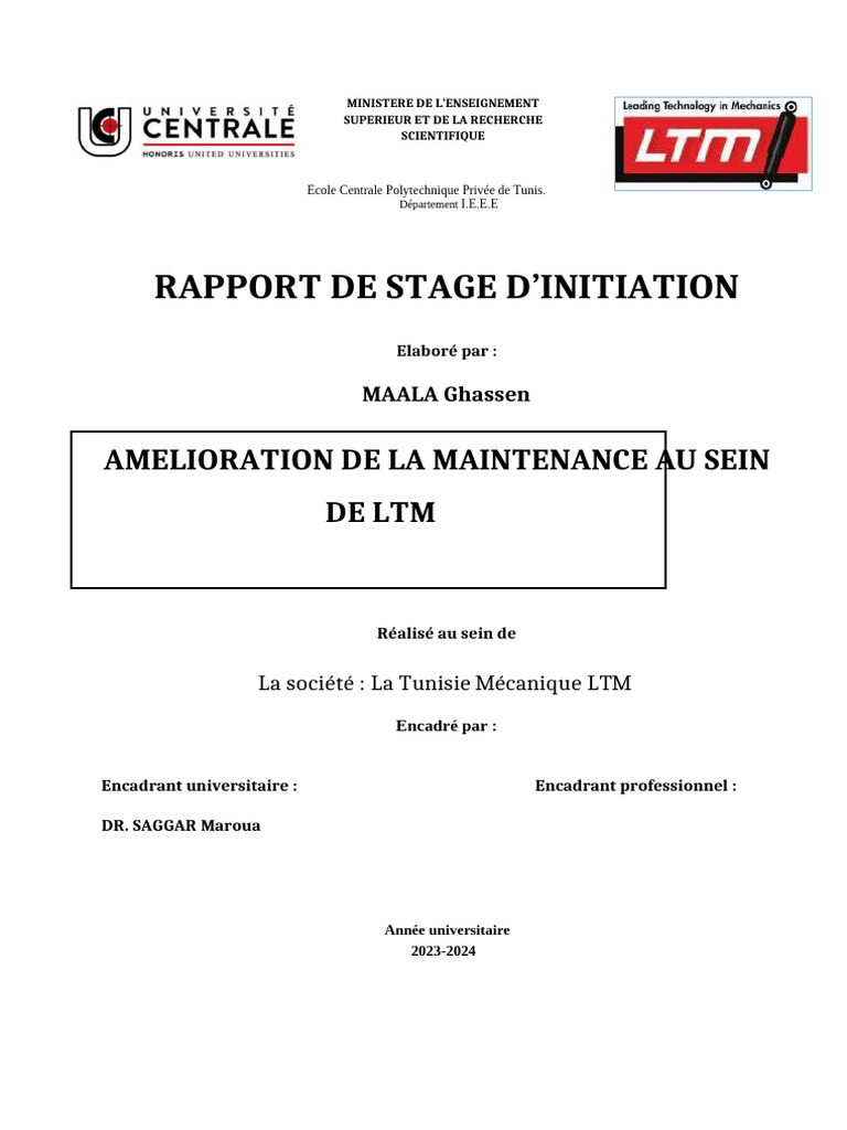 Rapport de Stage | PDF | Soudage | Construction