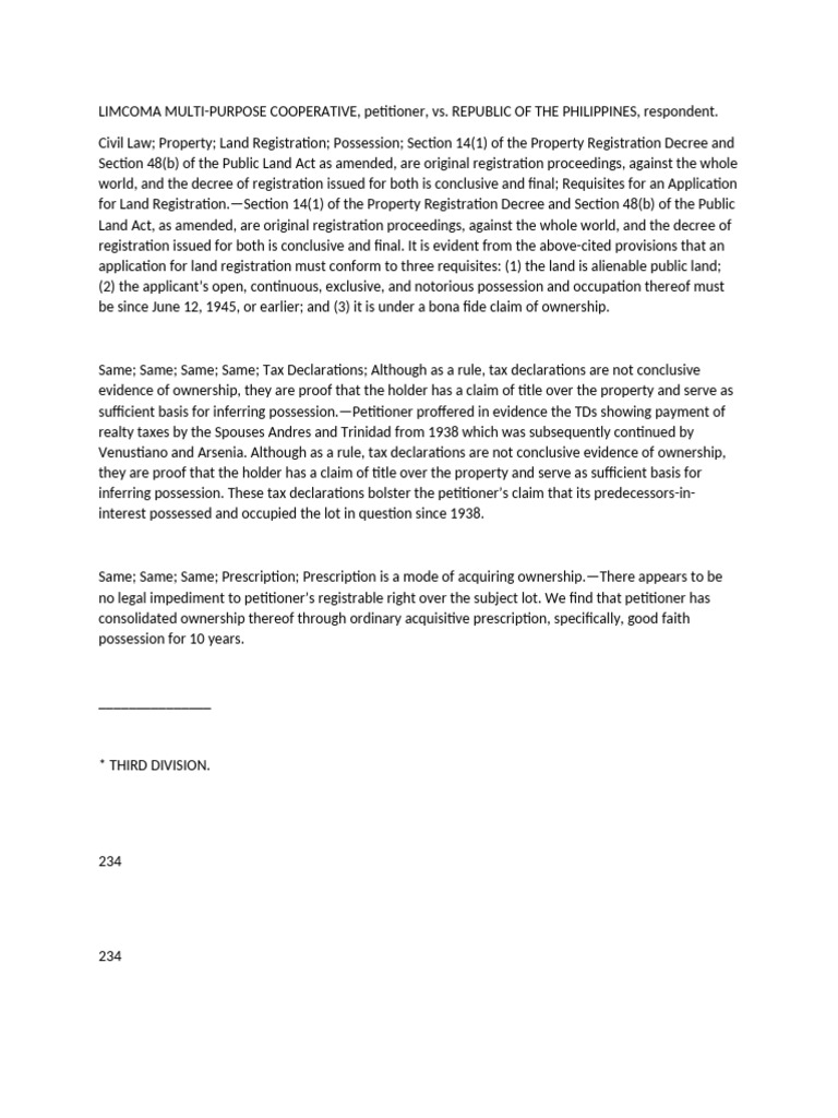 Heirs of Biona vs. CA - Unnotarized Deed of Sale | PDF | Adverse ...