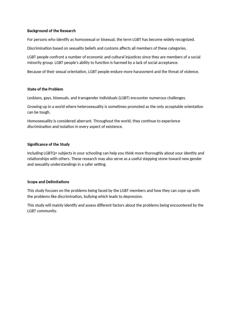 Background of The Research | PDF