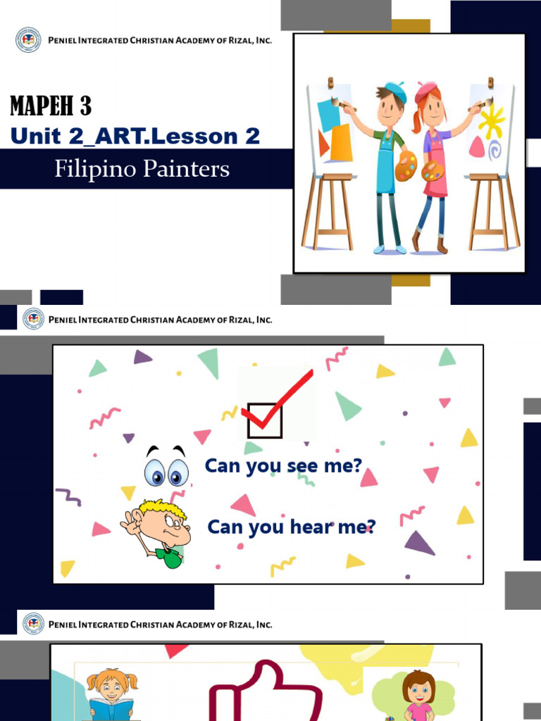 Mapeh3.ARTSLesson2_Filipino Painters | PDF