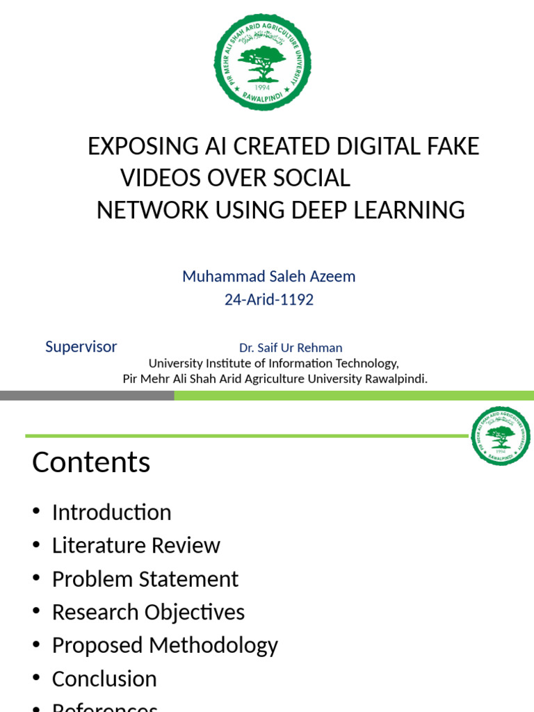 Synopsis Presentation Template | PDF | Deep Learning | Neuroscience