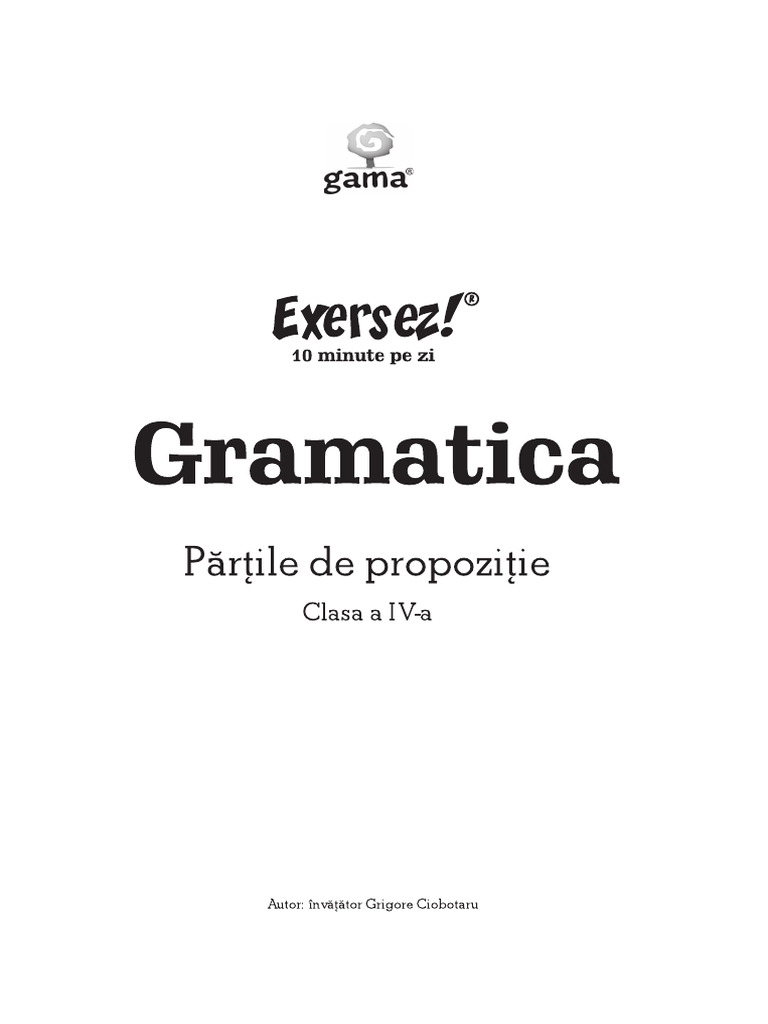 Partile de Propozitie | PDF