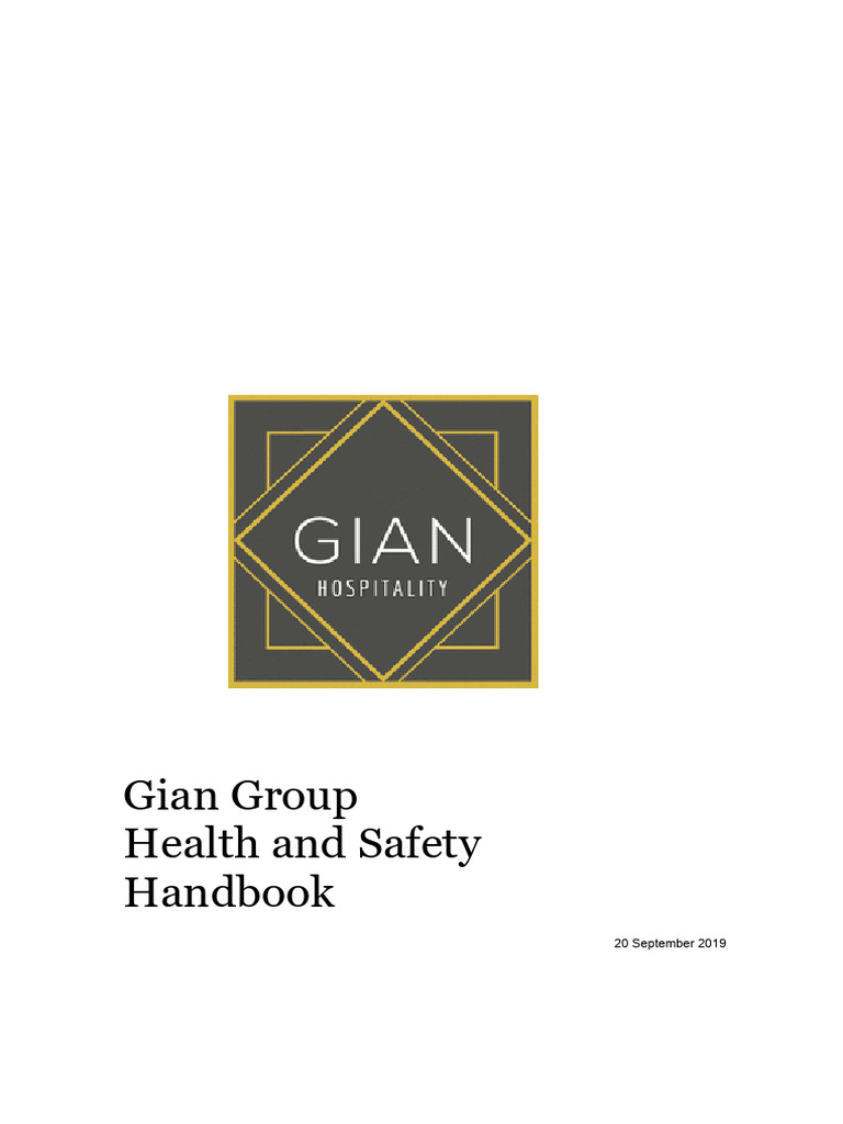 8 - WHS Health and Safety Handbook | PDF | Occupational Safety And ...