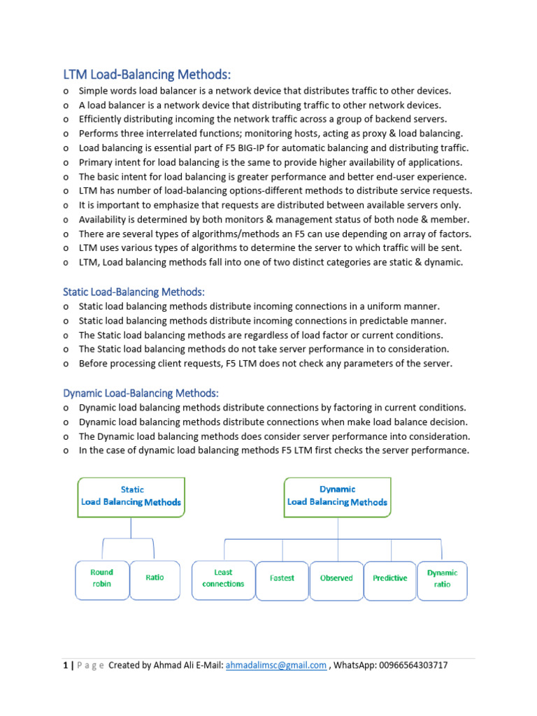 Load Balancing for Network Engineers | PDF