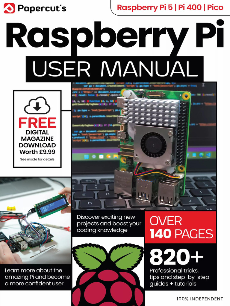 Raspberry Pi User Manual Ed23 2024 Freemagazines Top | PDF