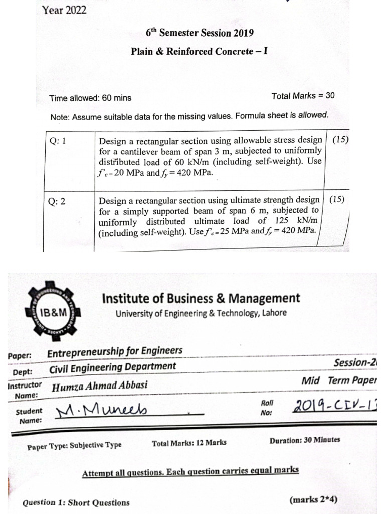 6th Semester 19 Session | PDF