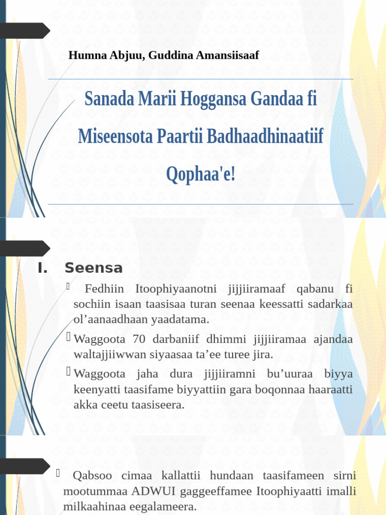PPT Leenjii Hoggansa Gandaa[1]Upd | PDF