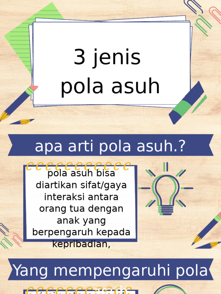4 Jenis Pola Asuh By, Kak Agus | PDF