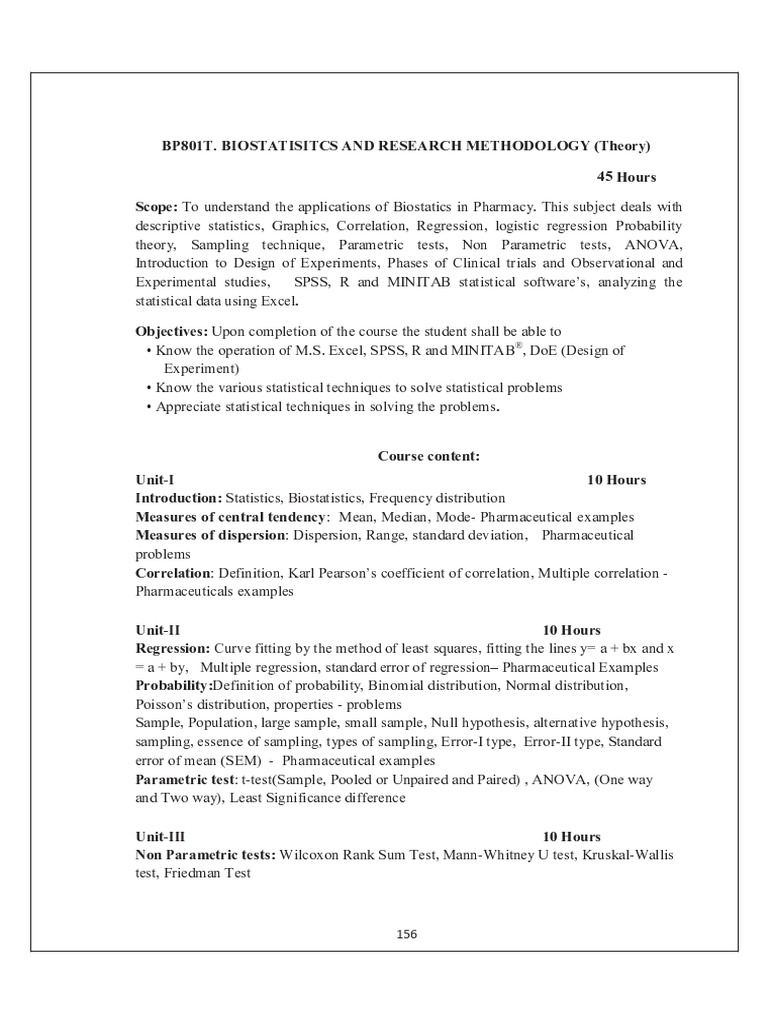 IV B.pharmacy II Semester Syllabus | PDF