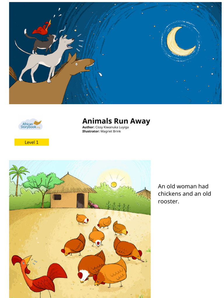 Animals Run Away | PDF | Creative Commons License