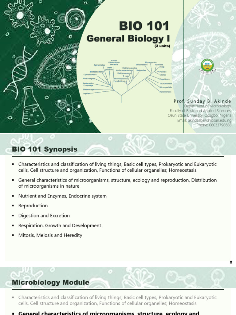 Microbiology 101 Overview And Classification Pdf Microorganism