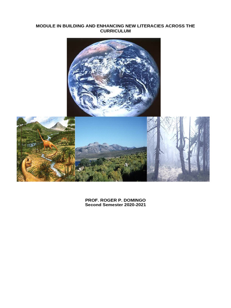 Module 7 in Building and Enhancing New Literacies Across The Curriculum | PDF | Literacy | Ecology