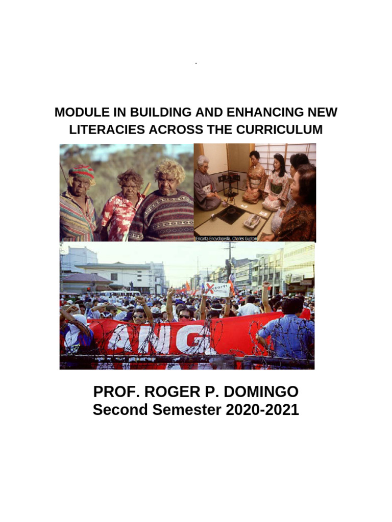 Module 1 EED 101 Building and Enhancing Literacies Across the ...