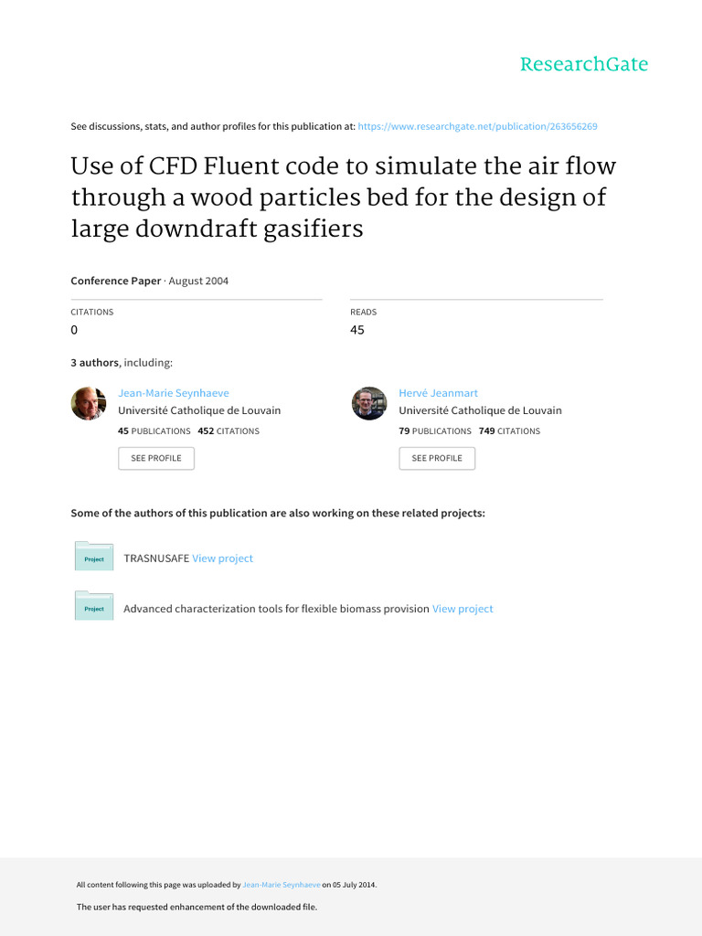 Use of CFD Fluent Code To Simulate The Air Flow Through A Wood ...