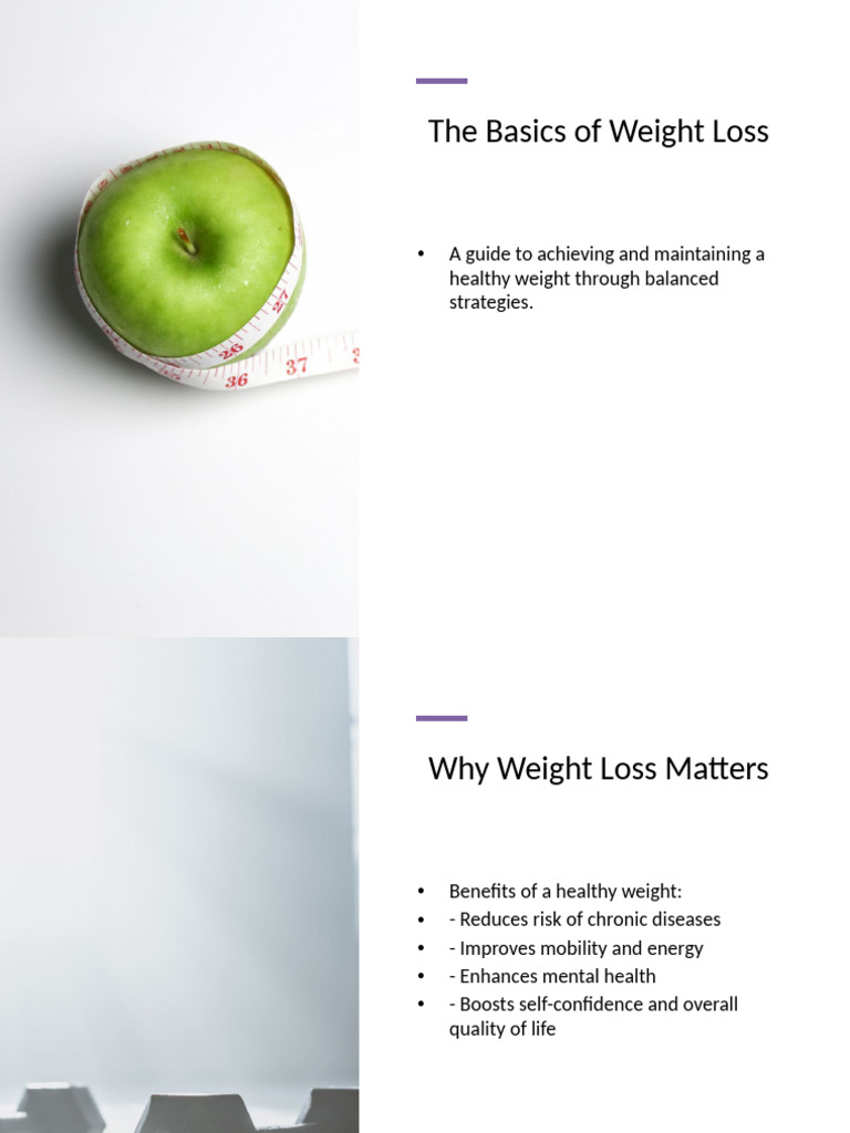 Weight Loss Presentation | PDF | Weight Loss | Eating