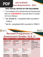 Agricultural Sciences Grade 10 To 12 Programme of Assessment 2025 | PDF ...