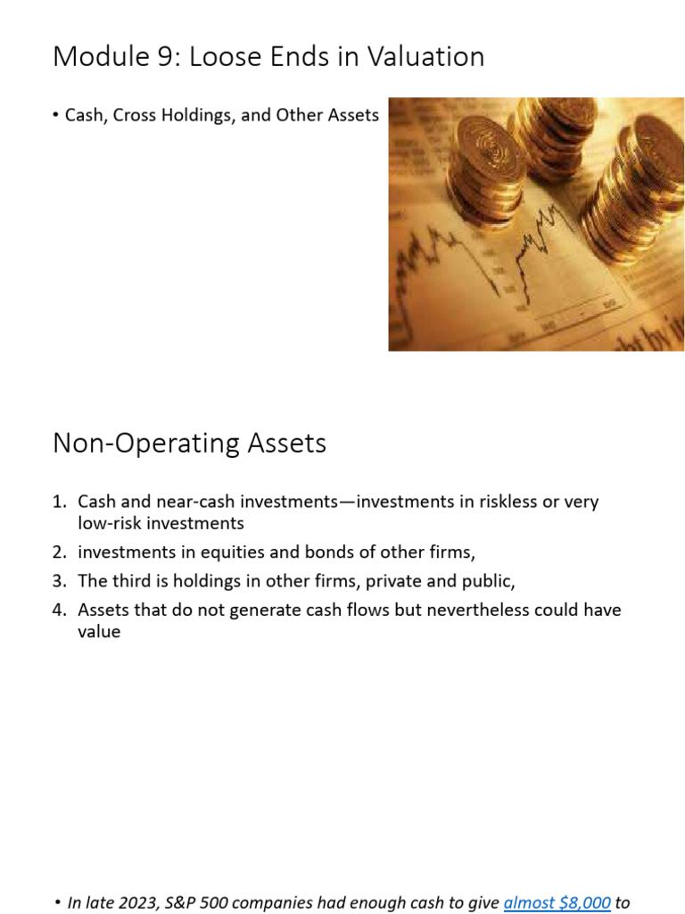 Module 9 | PDF | Valuation (Finance) | Investing