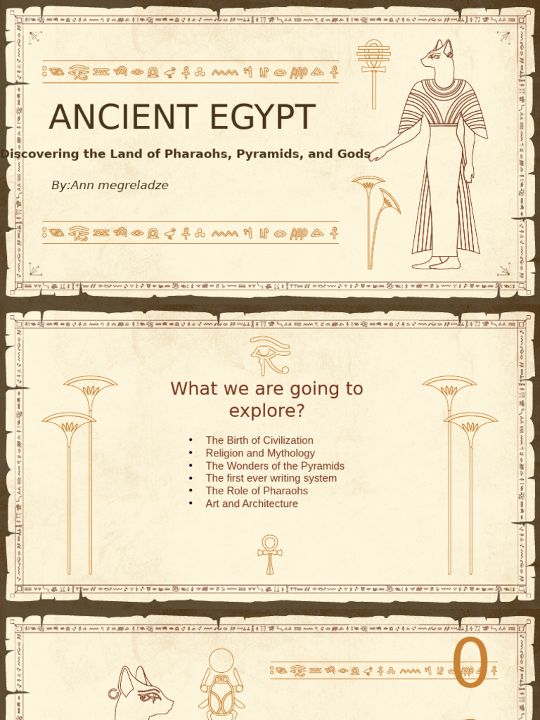 Ancient Egypt Goddess - Bastet by Slidesgo | PDF | Ancient Egypt | Pharaoh
