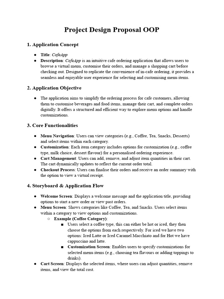 OOP Project | PDF | Menu (Computing) | Point Of Sale OOP Project | PDF | Menu (Computing) | Point Of Sale