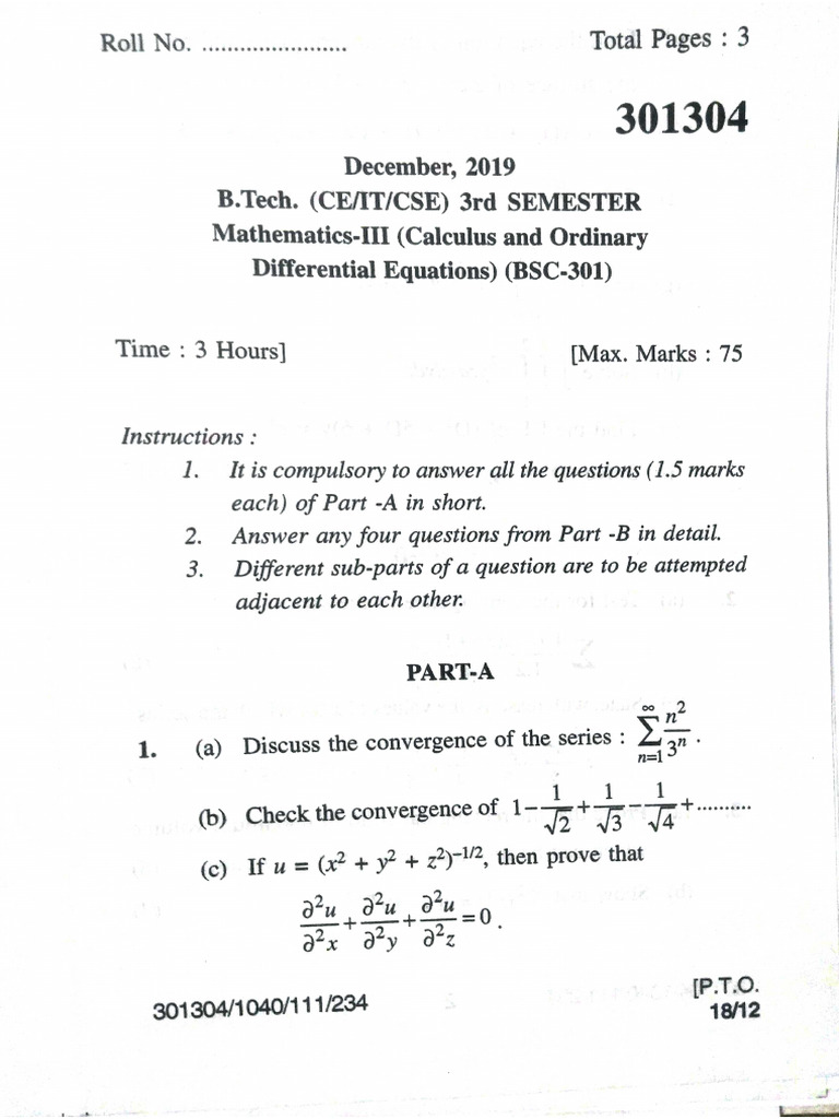 Maths Paper2 | PDF