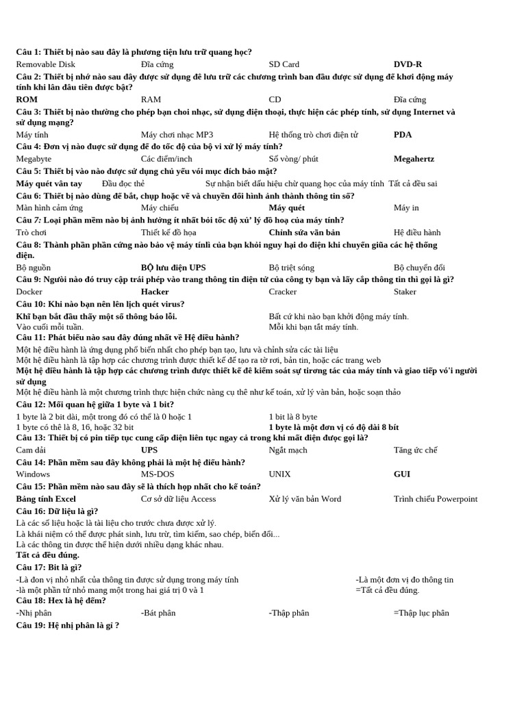 LT Co Ban | PDF