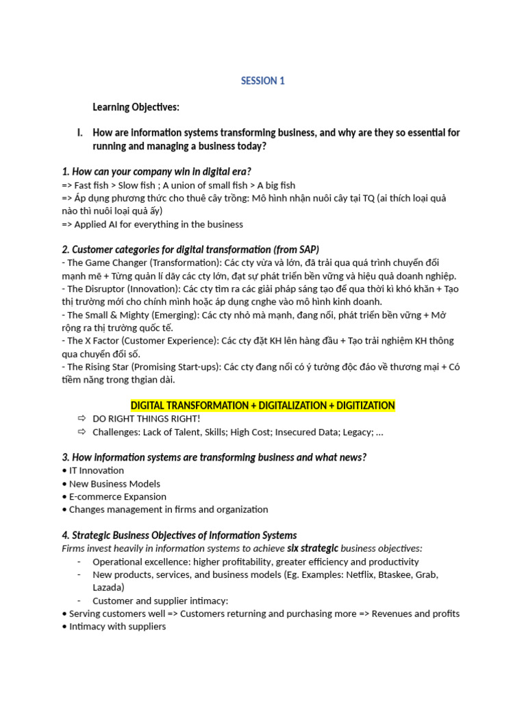 MIS FINAL | PDF | Supply Chain Management | Customer Relationship ...
