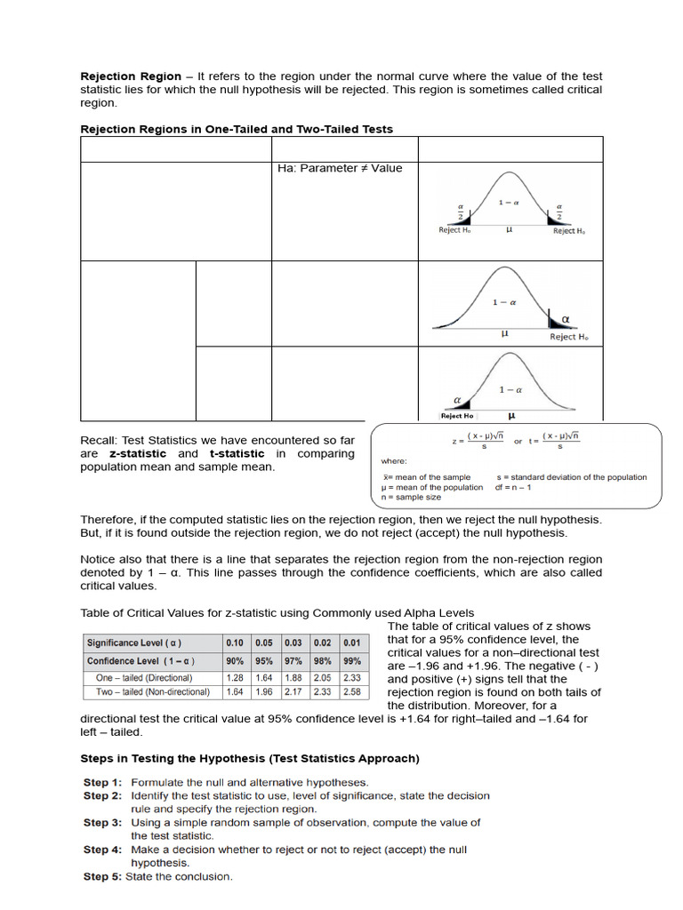 Unit 5 Testing of Hypothesis Asynchronous Activity | PDF | Statistical ...