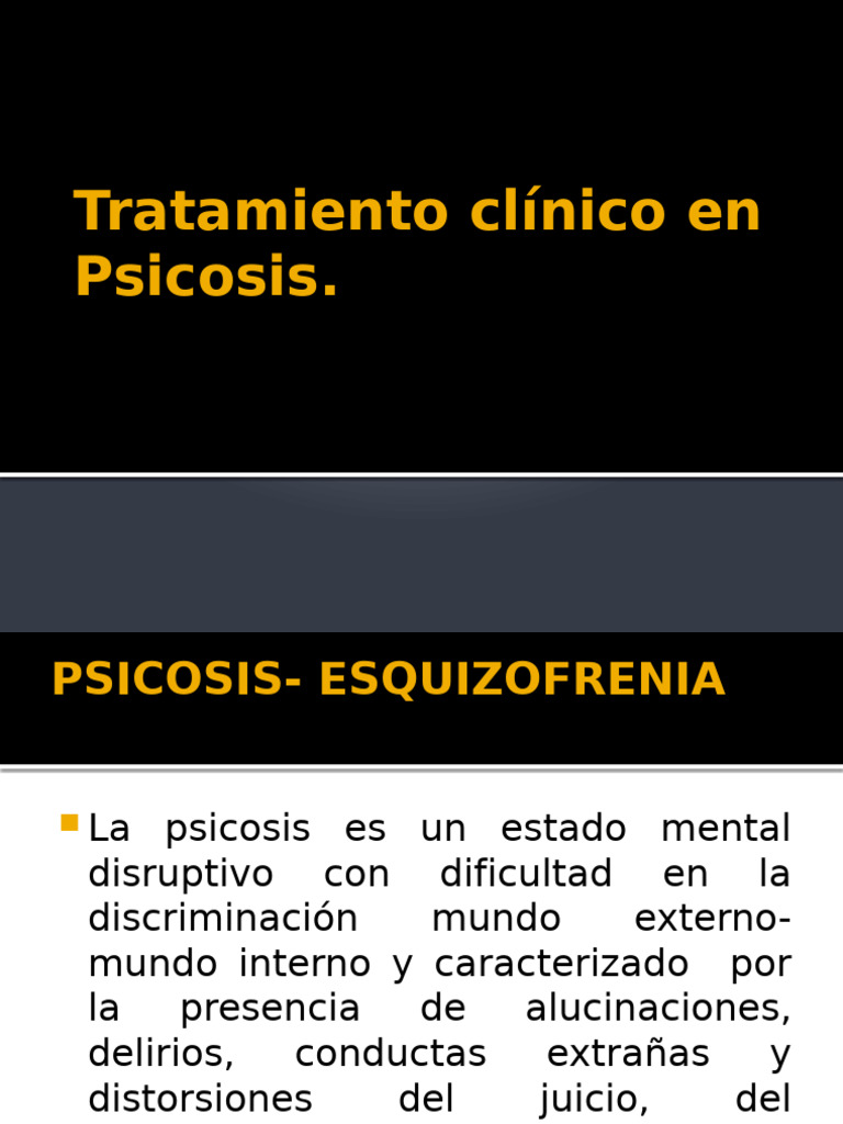 Clinica para Psicosis | PDF | Psicosis | Esquizofrenia
