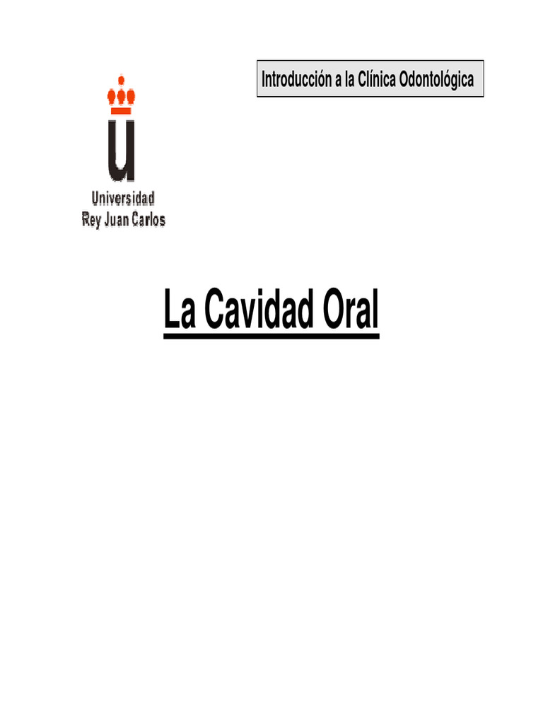 CAVIDAD BUCAL PRESENTACION | PDF | Diente | Odontología