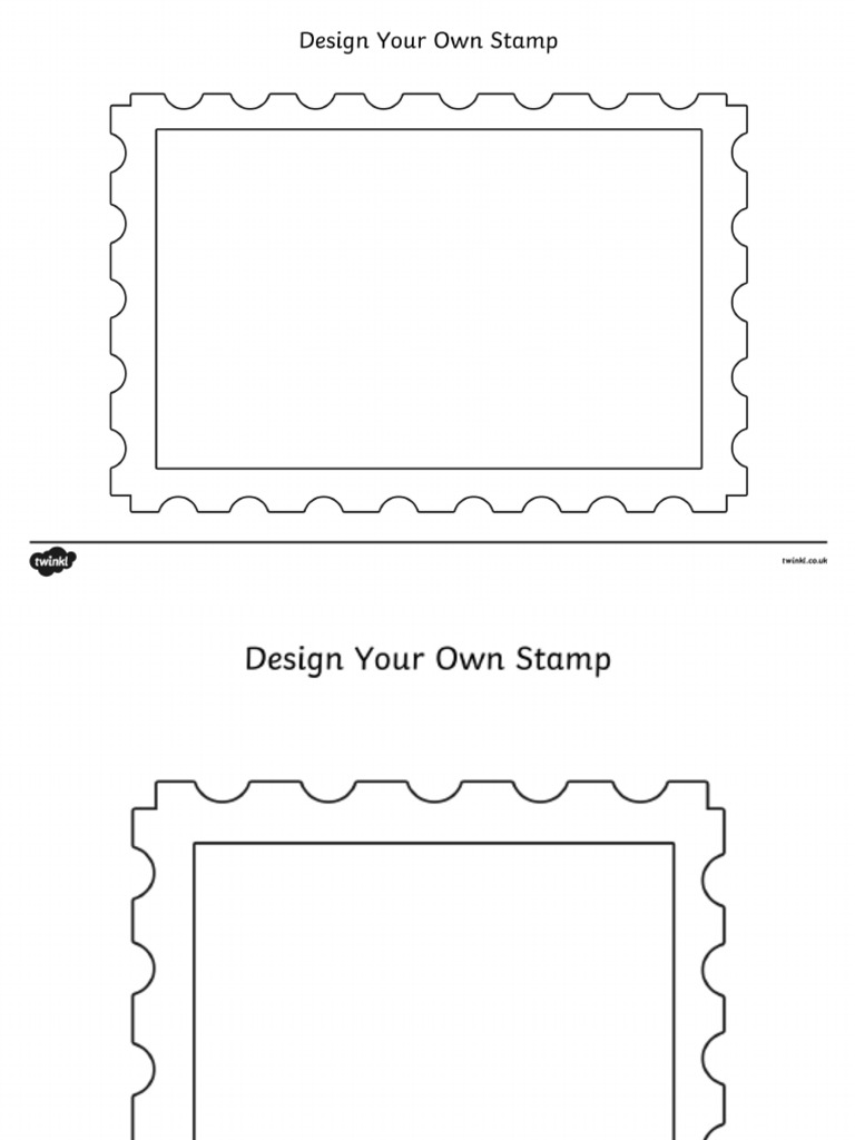 T D 033 Design A Stamp Activity With Photos | PDF