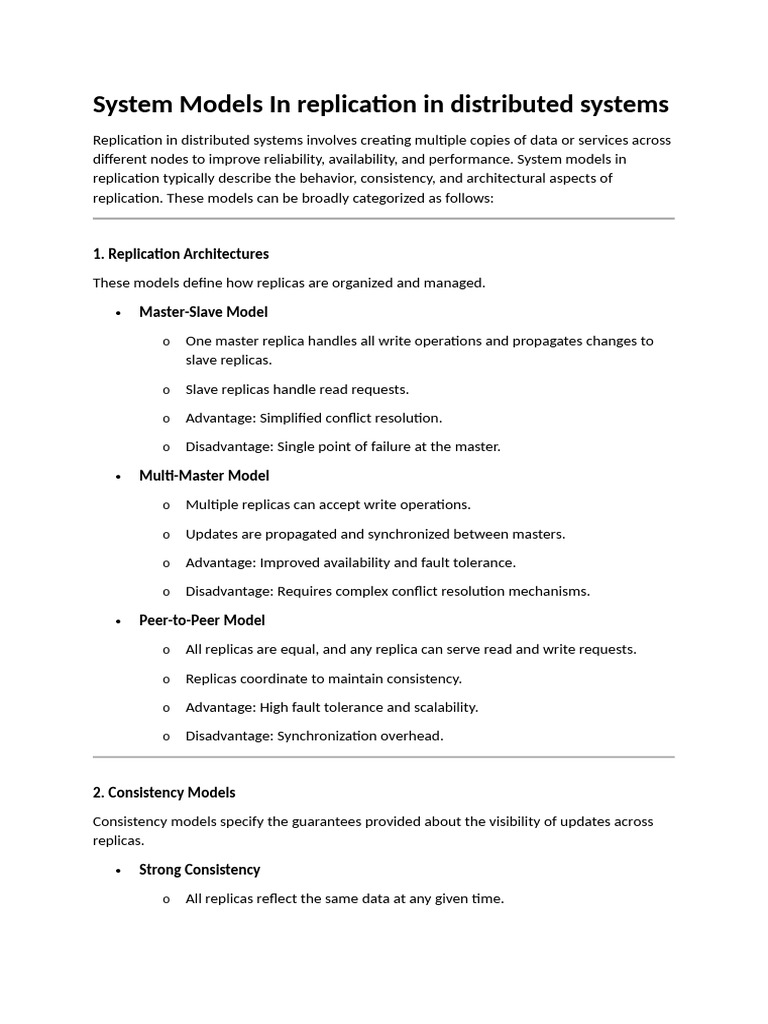 unit 4 | PDF | Replication (Computing) | Cpu Cache