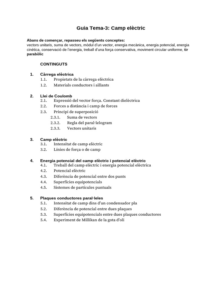 Guia Tema-3 - Camp Elèctric | PDF