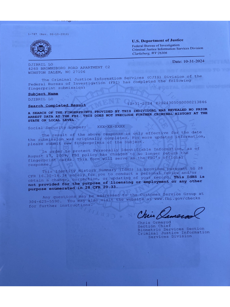 FBI Background | PDF