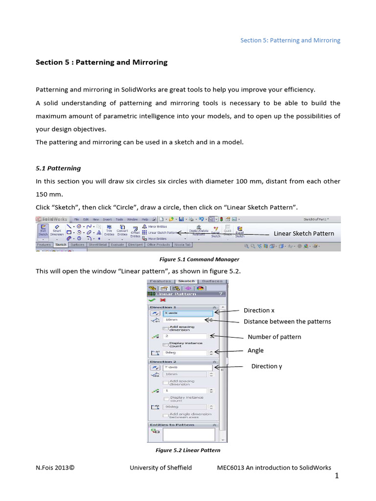 Section 5 Patterning and mirroring | PDF | Circle