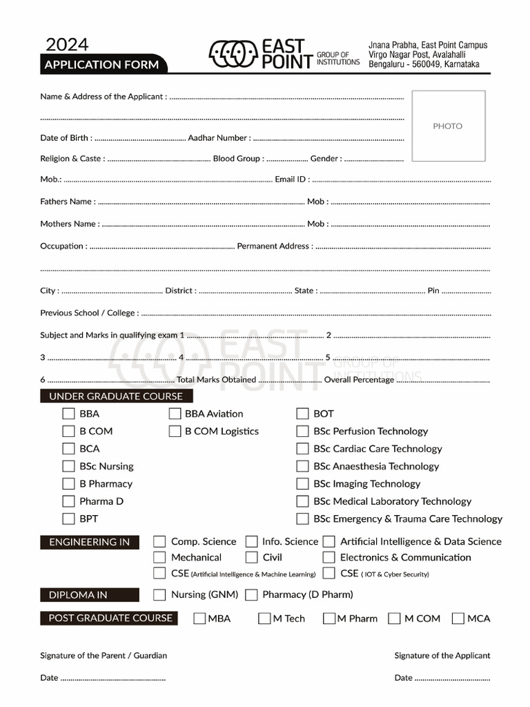 application form1 | PDF