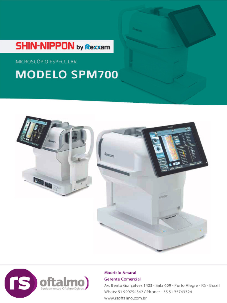 Microscópio Especular SP700 Shin Nippon | PDF