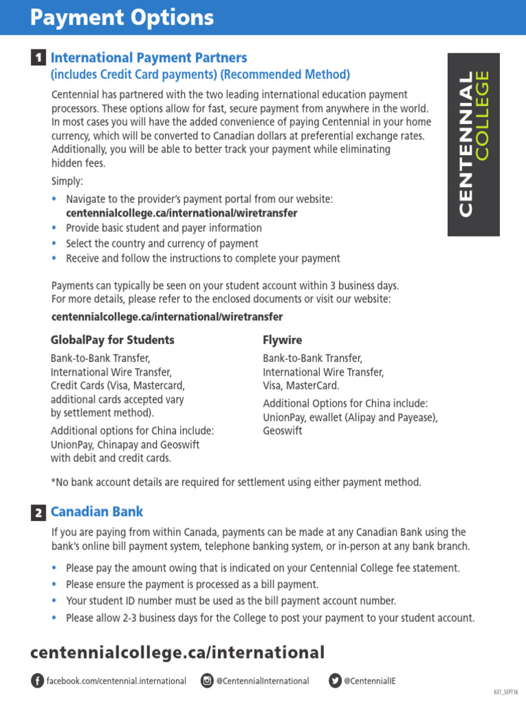 2017 - Payment_Options | PDF | Payments | Credit Card
