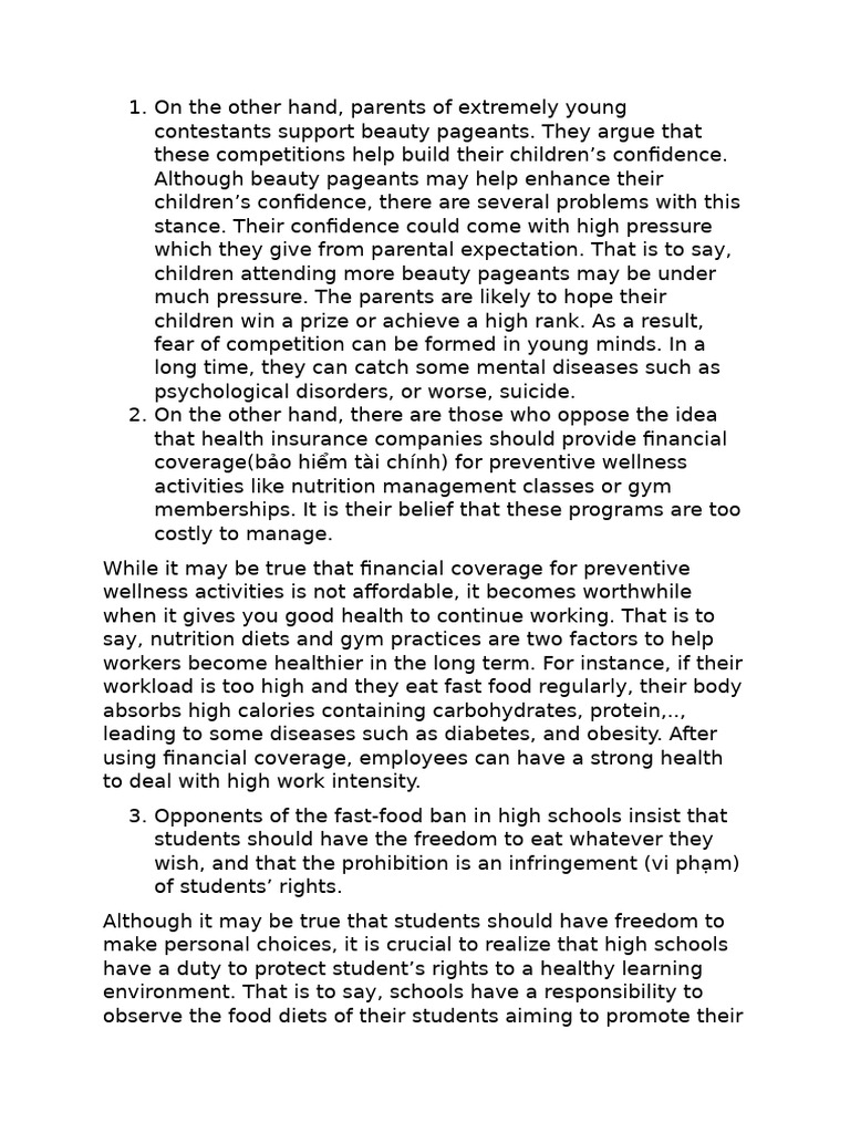 Refuting Counter Arguments | PDF