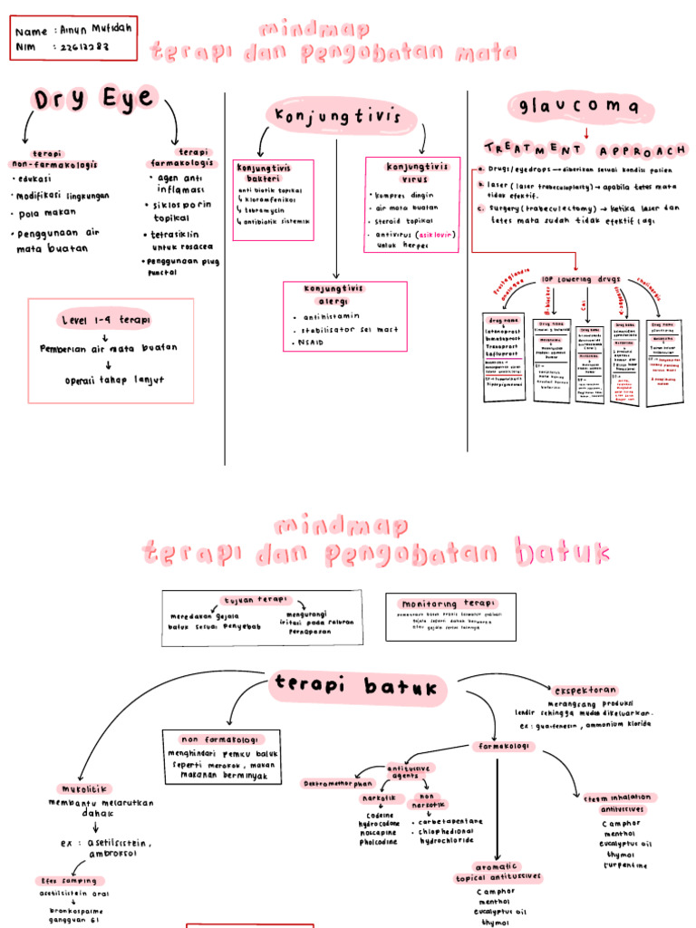 Task Mindmap Farmakoterapi | PDF