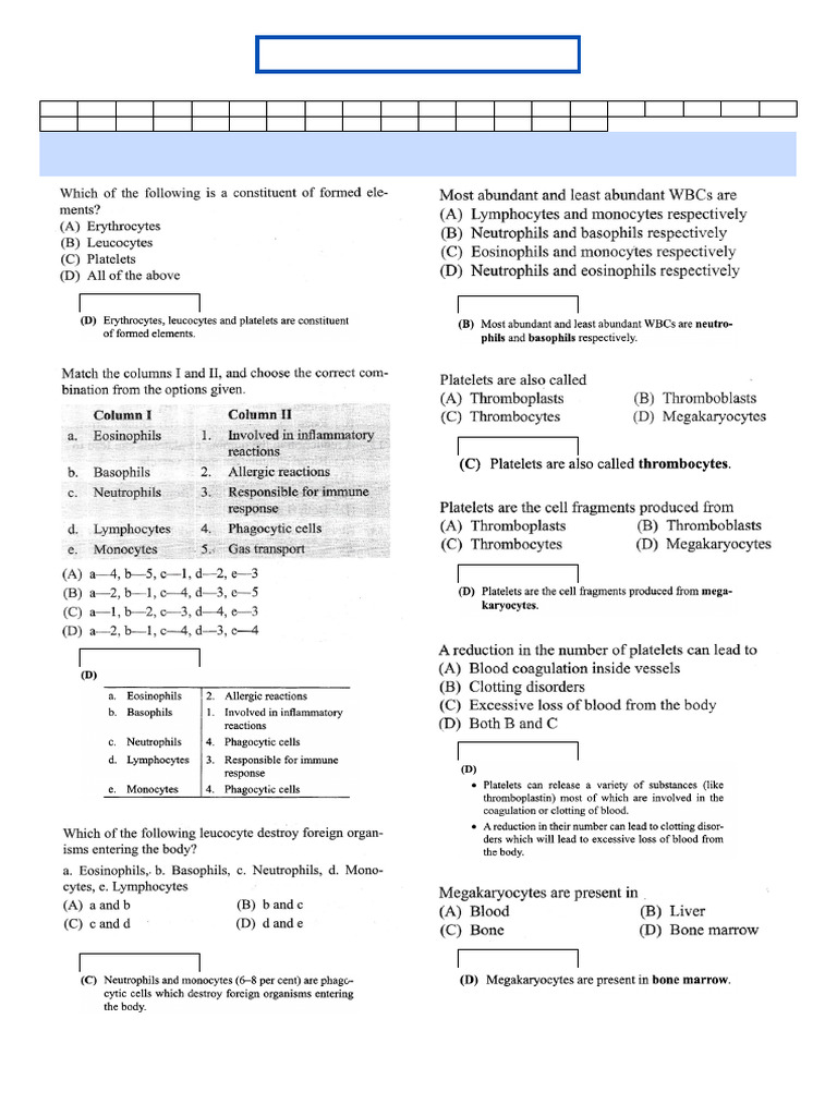 BIO DPP 2 Solution | PDF